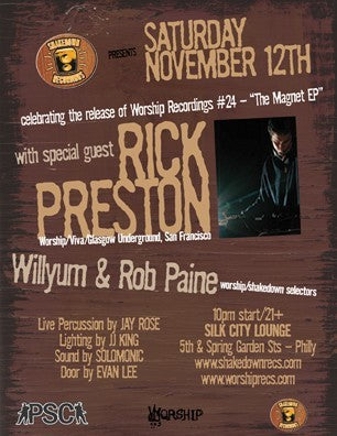 THE SHAKEDOWN with guest DJ RICK PRESTON – Worship Recordings